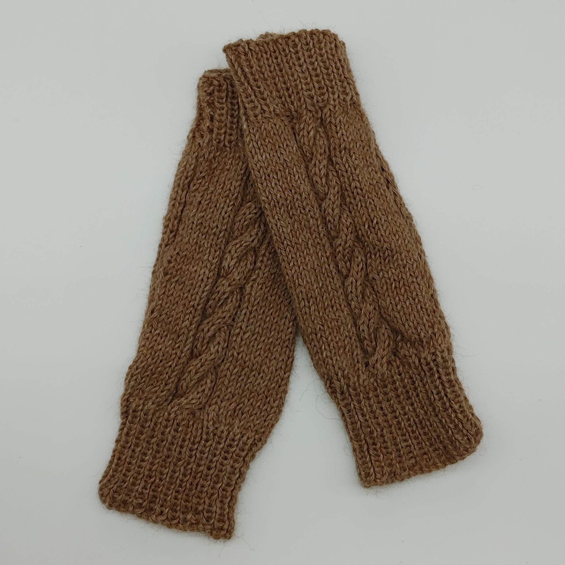 Fingerless Mittens Made From Alpaca Fibre Bamboo And Merino Blend